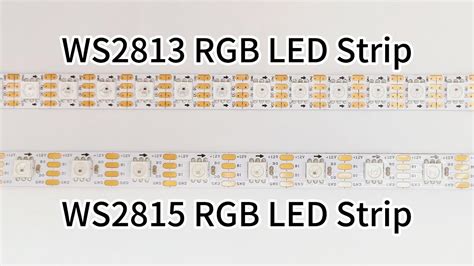 Ws2813 Vs Ws2815 Pixel Led Strip Youtube