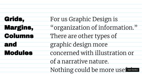 Vignelli Grid Codesandbox