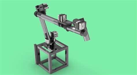 Robotic Arm Design Download Free 3d Model By Cadartist Cad Crowd