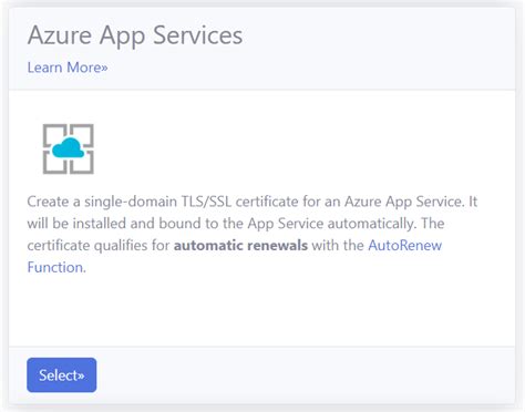 Azure App Service Rcl Ssl Docs