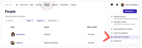Getting Started With Bulk Import And Update Using Data From A CSV File And FAQs Deputy Help Center
