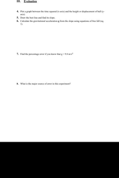 Plot A Graph Between The Time Squared X Axis And Chegg Com
