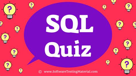 Selenium Quiz Software Testing Material