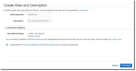 New Bring Your Own Keys With AWS Key Management Service AWS News Blog