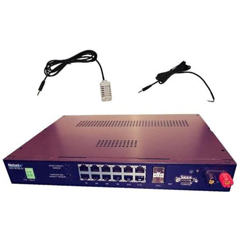 Streakwave Netonix Ws3 14 600 Dc 14 Port Managed Poe Switch Sfp Dc 600w