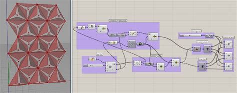 how to populate a triangular grid with an object parametric design