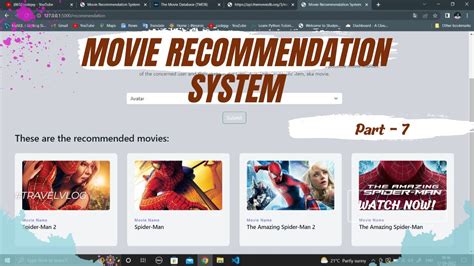deploy machine learning project using flask movie recommender system