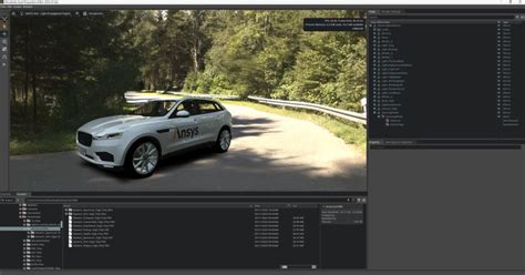 ansys to integrate nvidia omniverse ansys autonomous vehicle simulation