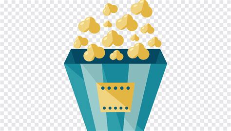 팝콘 확장 가능한 그래픽 아이콘 팝콘의 가방 블루 음식 Png Pngegg