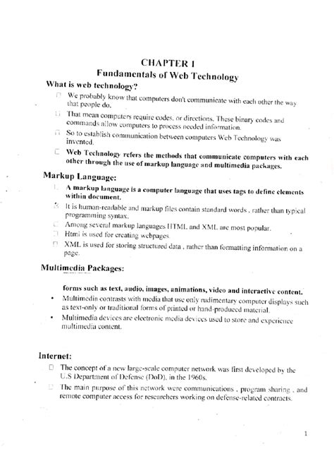 Web Fundamentals CHAPTER Fundamentals Of Web Technology What Is Web Technology That We
