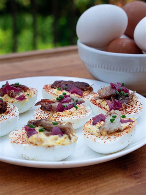 Deviled Eggs With Pulled Pork American Egg Board