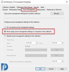 How To Exclude SCCM Devices From Power Management