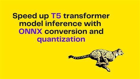 Fast T5 Transformer Model Cpu Inference With Onnx Conversion And