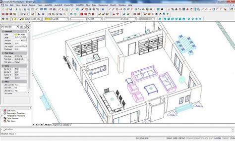 Progecad Architecture 2d And 3d Architectural Design And Modeling Software