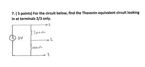 Solved Points For The Circuit Below Find The Chegg Com