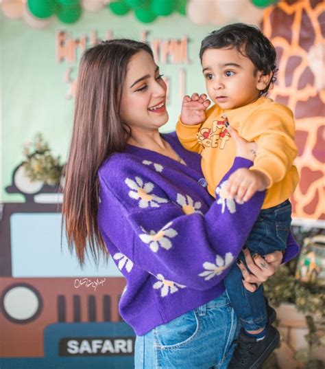 Aima Baig Spotted At Her Nephew S Birthday Bash Reviewit Pk