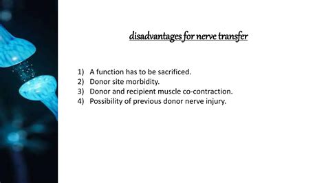 Nerve Transfer Basic Idea And Types Of Nerve Transfer Pptx