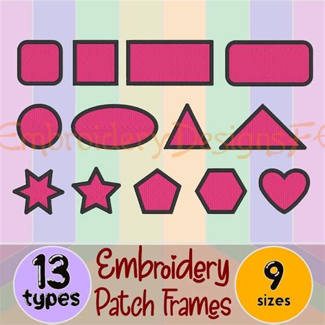 9 Patch Frame Etsy