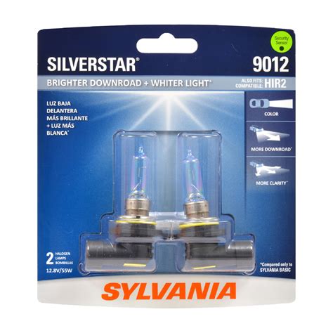 Sylvania 9012 Silverstar Halogen Headlight Bulb 2 Pack