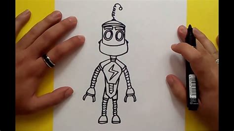 Como Dibujar Un Robot Paso A Paso 7 How To Draw A Robot 7 Youtube