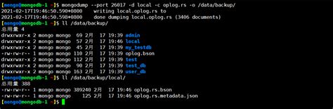mongodb数据库的备份恢复 mongodb备份还原 csdn博客