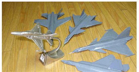 A4용지 1장으로 F 15 전투기 만들어봐요