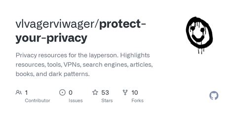 GitHub Vlvagerviwager Protect Your Privacy Privacy Resources For The Layperson Highlights