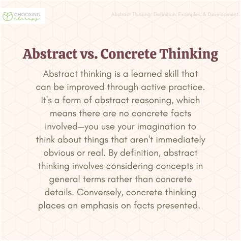Abstract Thinking Definition Benefits How To Improve It