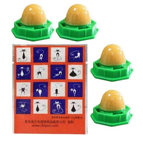 Healthy Cat Snacks Catnip Sugar Candy Licking Nutrition Toy Ball Energy