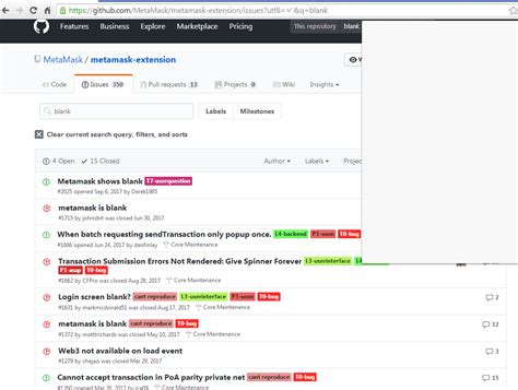 Ui Fails To Start Blank Screen Issue MetaMask Metamask Extension GitHub