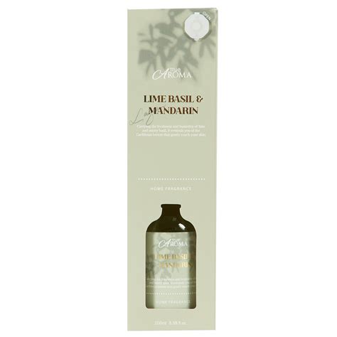 Lime Basil And Mandarin Diffuser Green Wilko