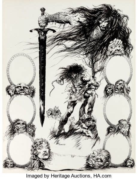 Bart Sears Conan By Bart Sears Portfolio One Cover Original Art S Lot 92288 Heritage
