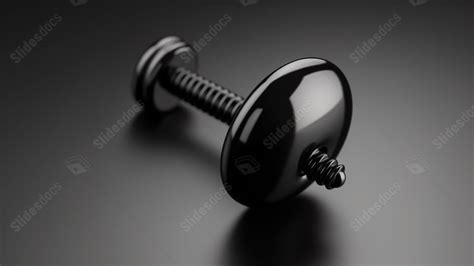 3d Model Of A Black Pushpin Powerpoint Background For Free Download Slidesdocs