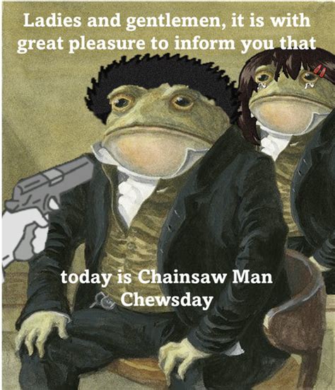 Mr Frog Goes Through An Identity Crisis Rchainsawfolk