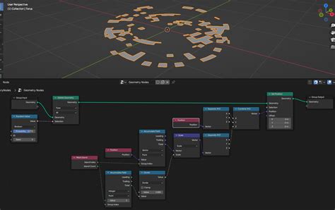 Geometry Nodes Planarize On Z Axis The Vertices Of Unconnected Faces On Different Heights