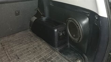Custom Sub Enclosure In My 2013 Toyota 4runner Carav