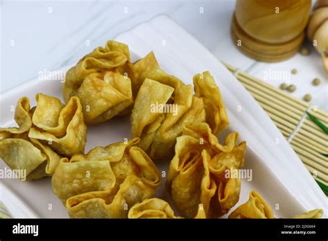 Siomay Goreng Or Fried Dumpling Indonesian Popular Street Food Made From Fish And Shrimp Siomay Goreng Or Fried Dumpling Indonesian Popular Street Food Made From Fish And Shrimp