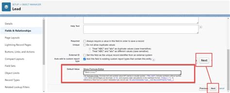 How To Set Default Value For Text Field In Salesforce