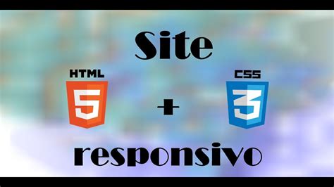 Site HTML5 & CSS3 Responsivo Completo Passo a Passo - YouTube