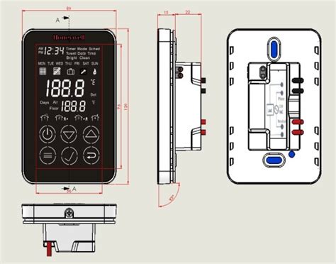 Ac Thermostat Smart Room Hvac Thermostat Wifi Smart Home Air Conditioners Hvac Systems Parts