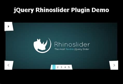 Flexible Jquery Content Slider With Cool Transitions Rhinoslider