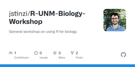 Github Jstinzi R Unm Biology Workshop General Workshop On Using R For Biology