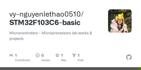 GitHub Vy Nguyenlethao0510 STM32F103C6 Basic Microcontrollers Microprocessors Lab Works