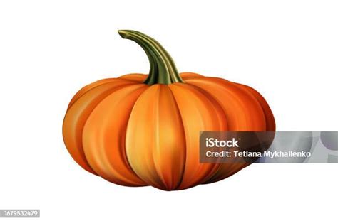 호박 아이콘 3d 할로윈과 추수 감사절의 상징 오렌지 현실적인 전체 과일 가을 수확 생 호박 정원 식물 일년생 야채 흰색으로