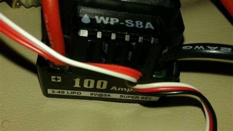Hobbywing Hhwp S8a Wp 8bl100 Rtr 100a Esc Hxt Plugs No Retail Packaging Hobby Hangar