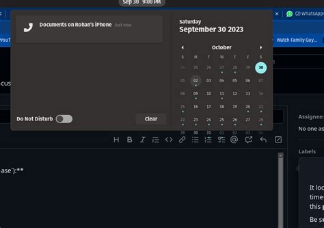 bug in calendar display · issue 3146 · pop os pop · github