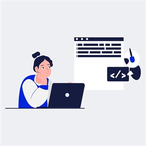 artificial intelligence and human automatic coding 17348930 vector art