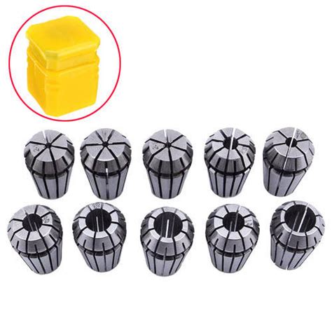 Купить Набор из 10 зажимных цанг Er16 1 10мм для ЧПУ станка цена 555 ₴ — Prom Ua Id 1193158020