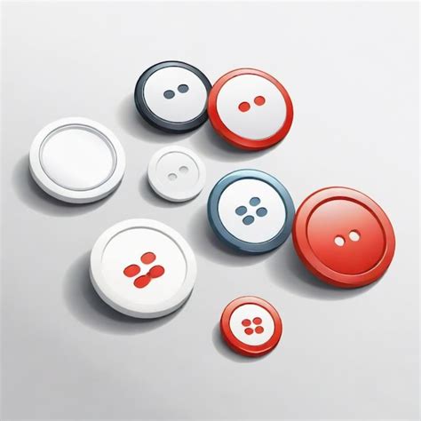 A Group Of Buttons With One That Says Quot No Button Quot Premium Ai Generated Vector