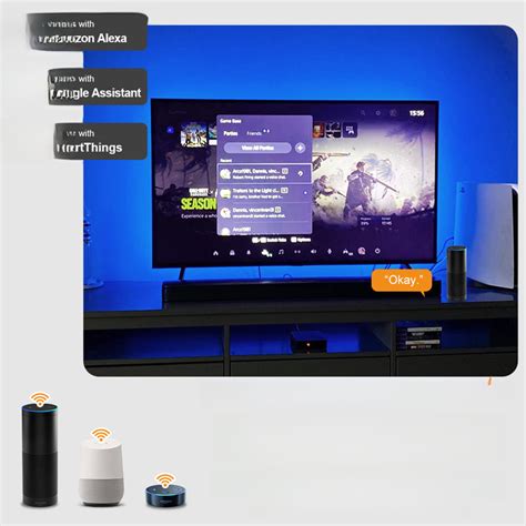 Hdmi Tv Synchronous Atmosphere Lamp With Graffiti Screen Shenguang Ceiling Downlight Synchronous